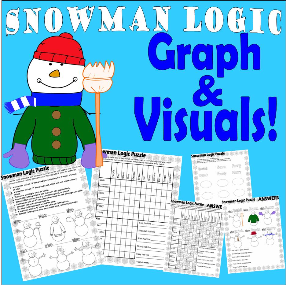 Logic Puzzle BUNDLE of 5 | Made By Teachers