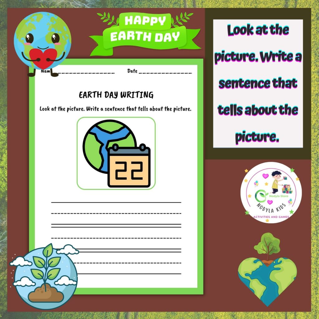 Printable Earth Day Writing | April Activities | Made By Teachers