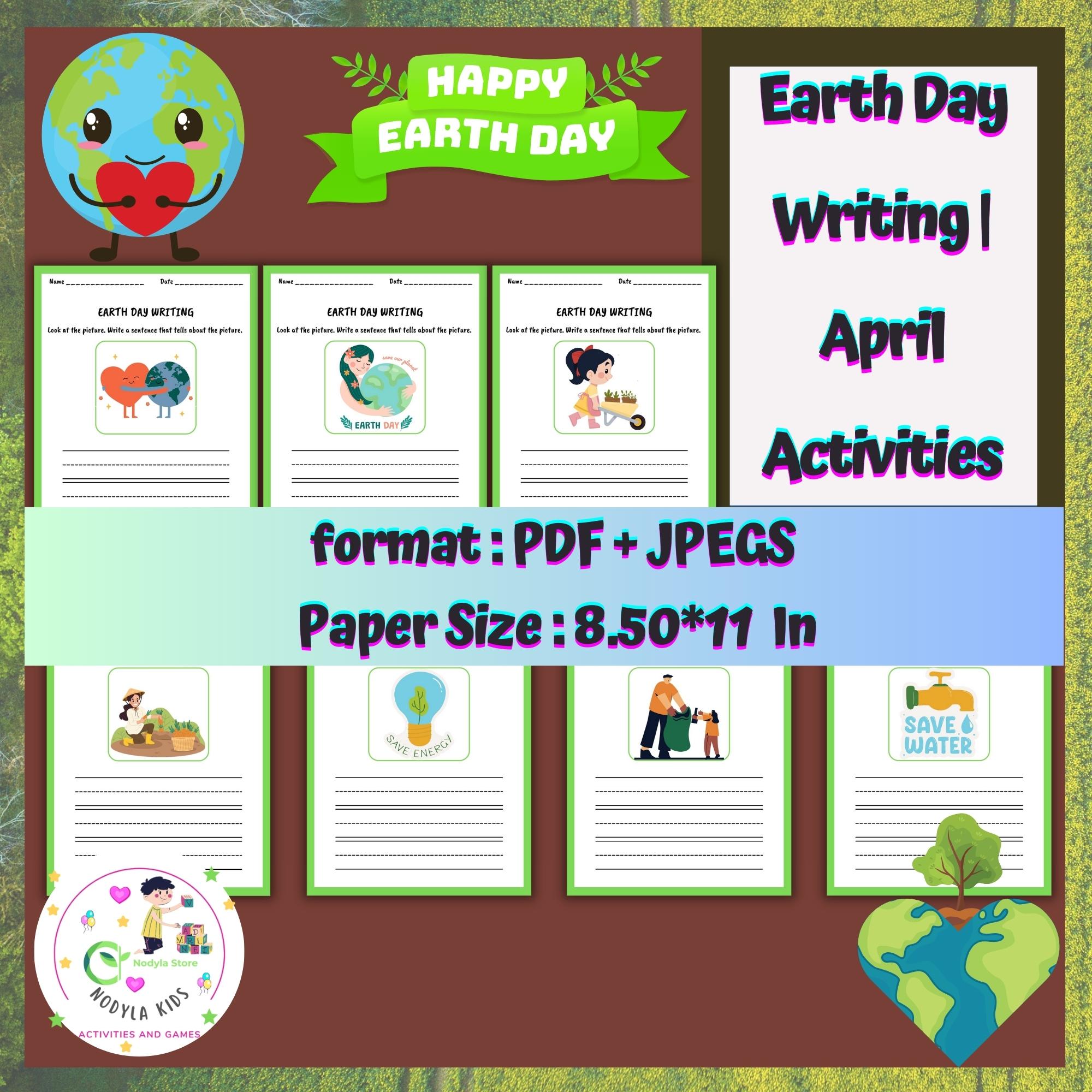 Printable Earth Day Writing | April Activities | Made By Teachers