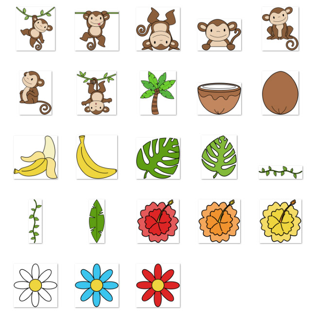 Monkey Clipart - Primate Clip Art - Commercial Use OK | Made By Teachers