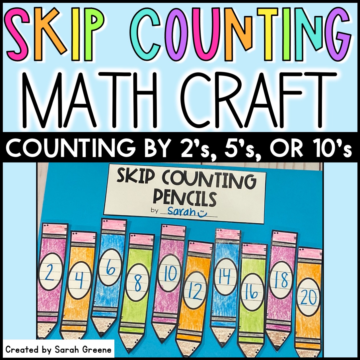 Skip Counting Math Craft | Made By Teachers