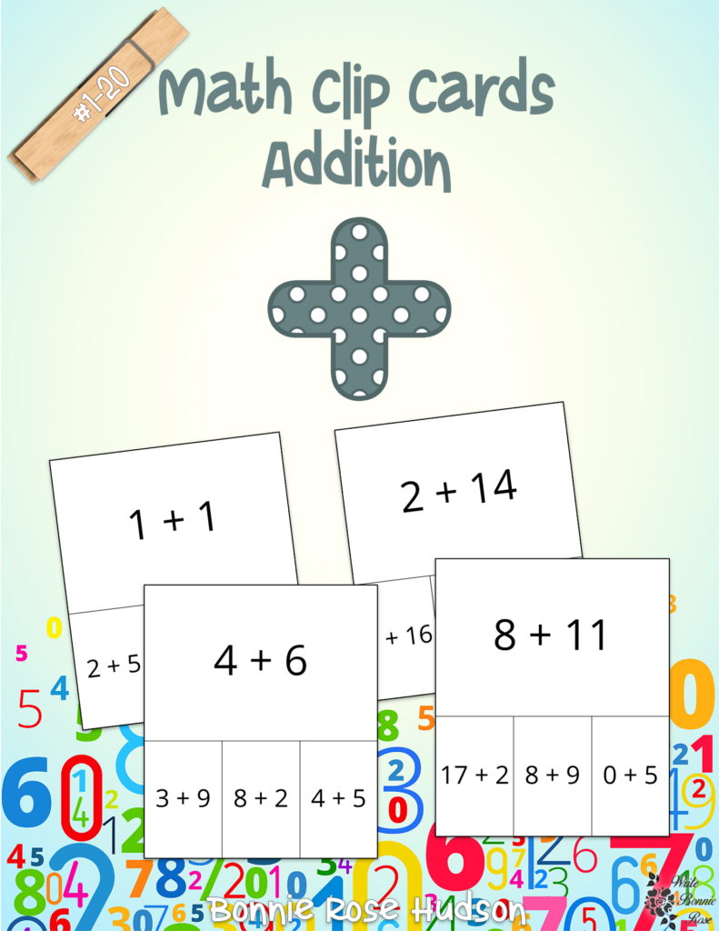 Math Clip Cards: Addition | Made By Teachers