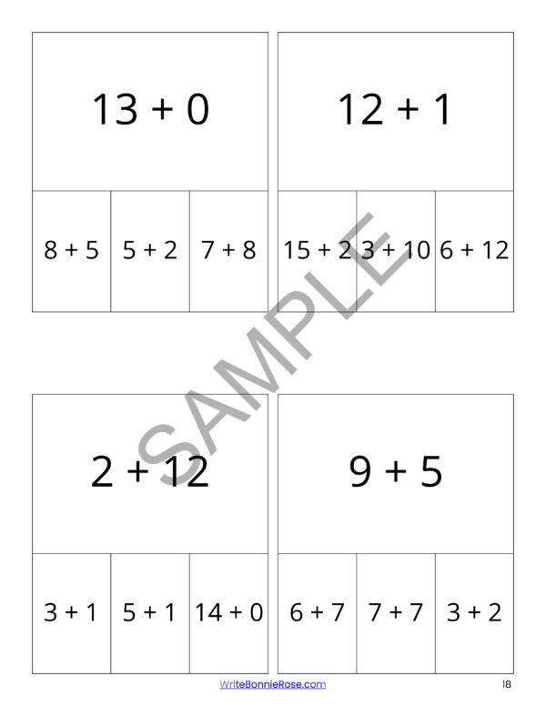 Math Clip Cards: Addition | Made By Teachers