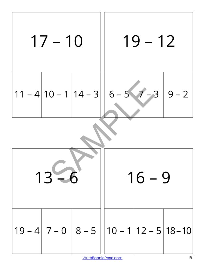 Math Clip Cards: Subtraction | Made By Teachers