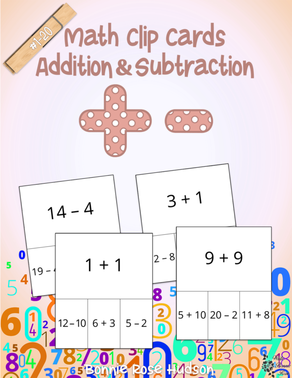 Math Clip Cards: Addition & Subtraction | Made By Teachers