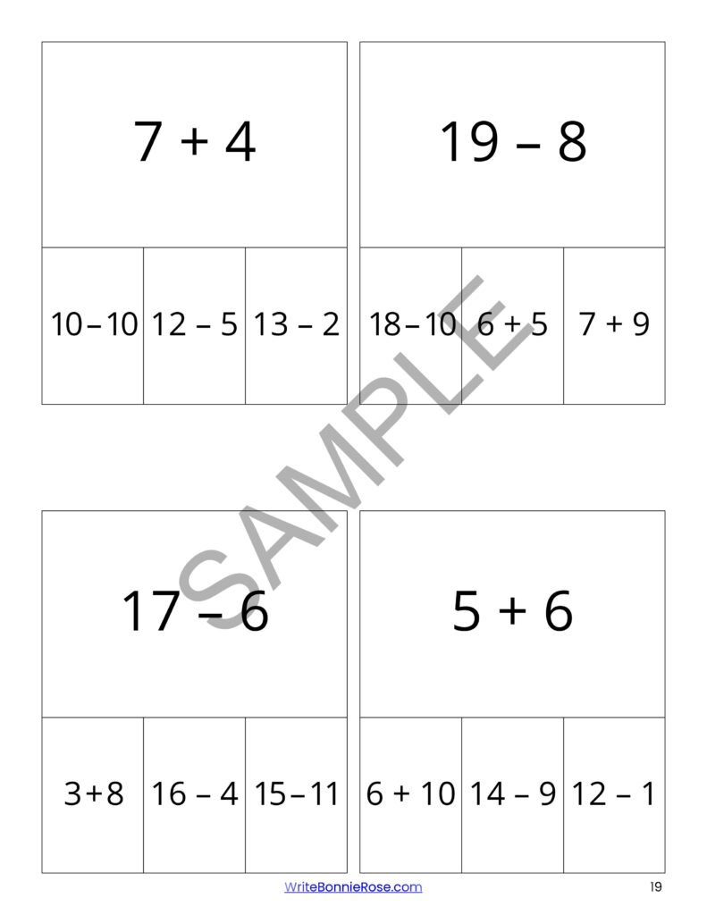 Math Clip Cards: Addition & Subtraction | Made By Teachers