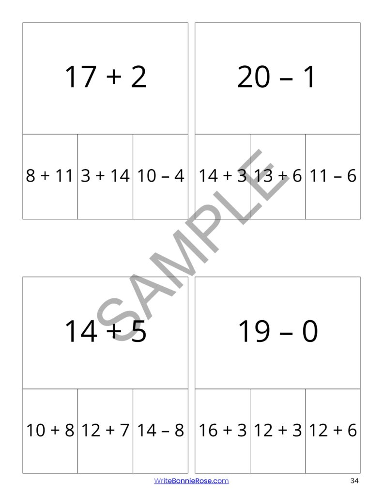 Math Clip Cards: Addition & Subtraction | Made By Teachers