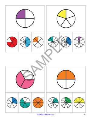 Math Clip Cards: Fractions | Made By Teachers