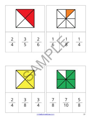 Math Clip Cards: Fractions | Made By Teachers