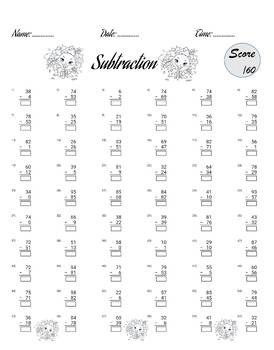 Addition and Subtraction Worksheets Within 99, 2nd Grade Math Facts ...