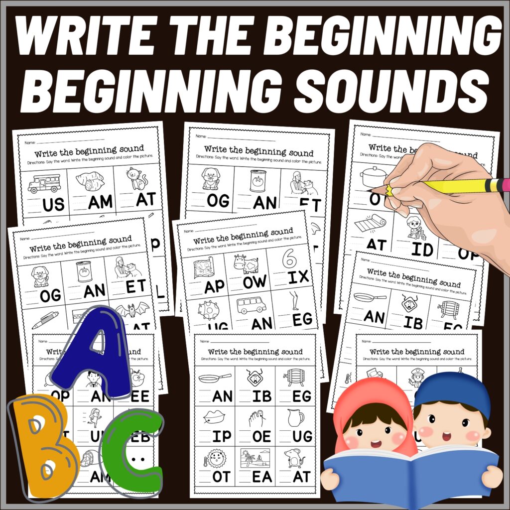 Beginning Sounds Worksheets | Write the Beginning | Made By Teachers