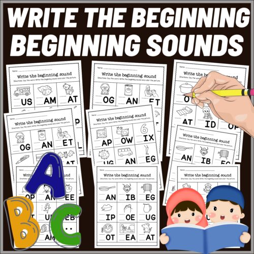 Beginning Sounds Worksheets | Write the Beginning | Made By Teachers