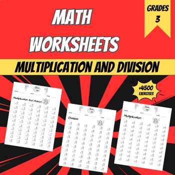 Division Practice For 3rd Grade