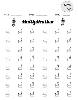 Multiplication and Division Worksheets Within 20, 2nd Grade Math Facts ...