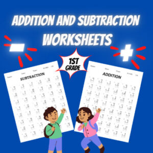 Addition and Subtraction Worksheets Within 20, 1st Grade Math Facts ...