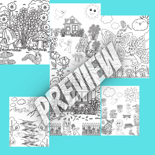 spring break coloring pages,Spring Coloring Book, Fun SPRING Coloring ...