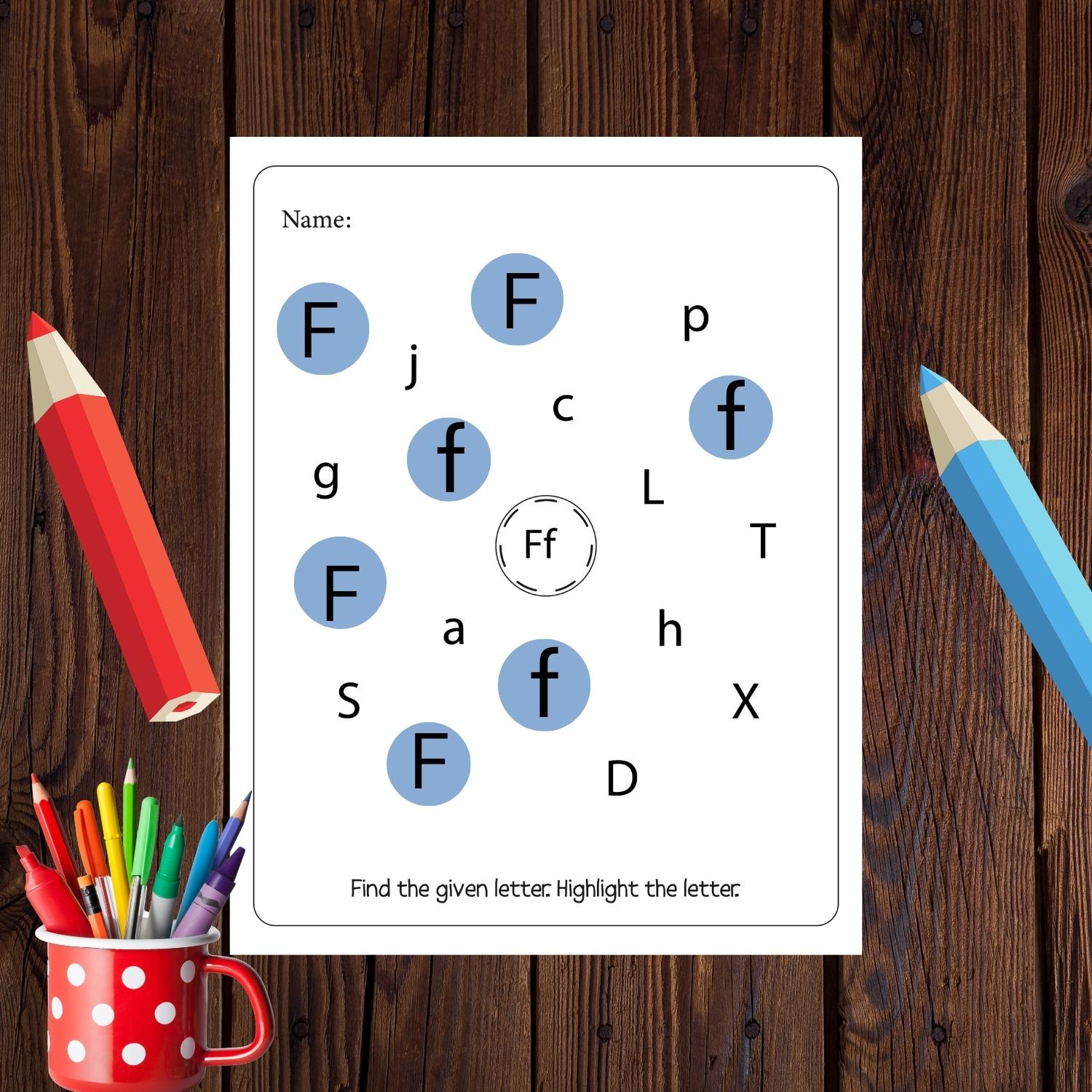 Alphabet Color, Find, and Highlight! (26 Printables Included) | Made By ...