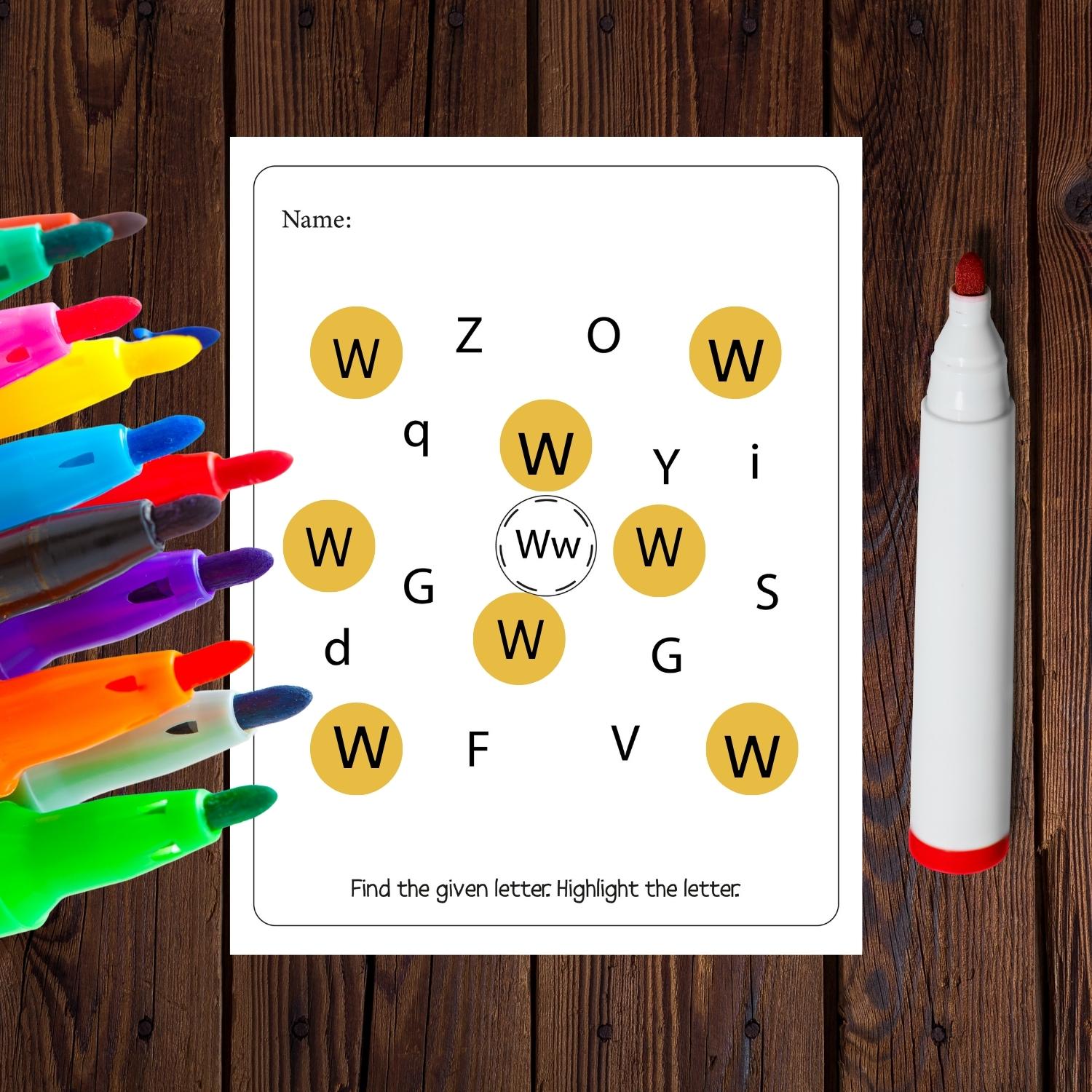 Alphabet Color, Find, and Highlight! (26 Printables Included) | Made By ...