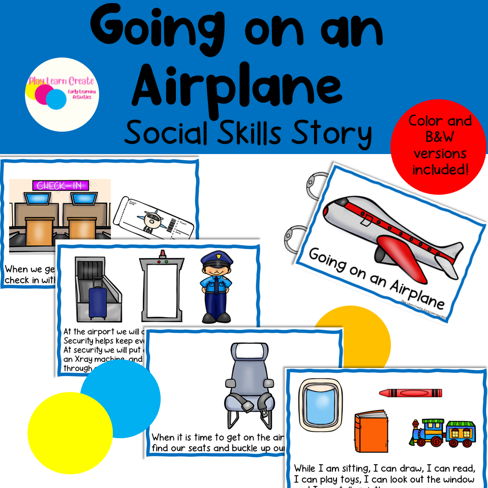 Going on an Airplane Social Skills Story | Made By Teachers
