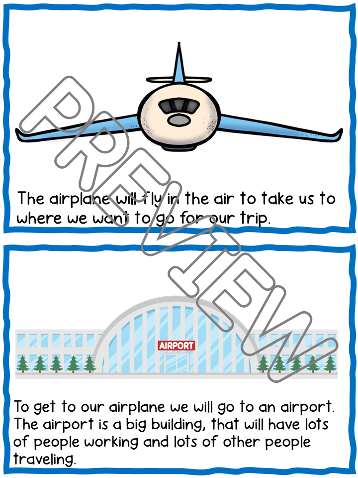 Going on an Airplane Social Skills Story | Made By Teachers