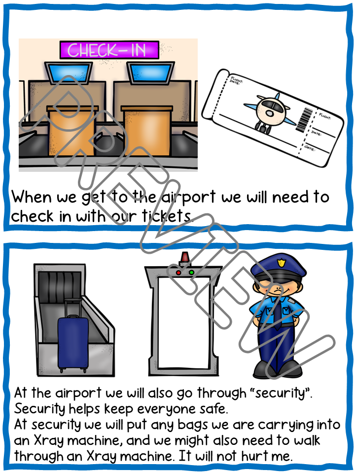 Going on an Airplane Social Skills Story | Made By Teachers