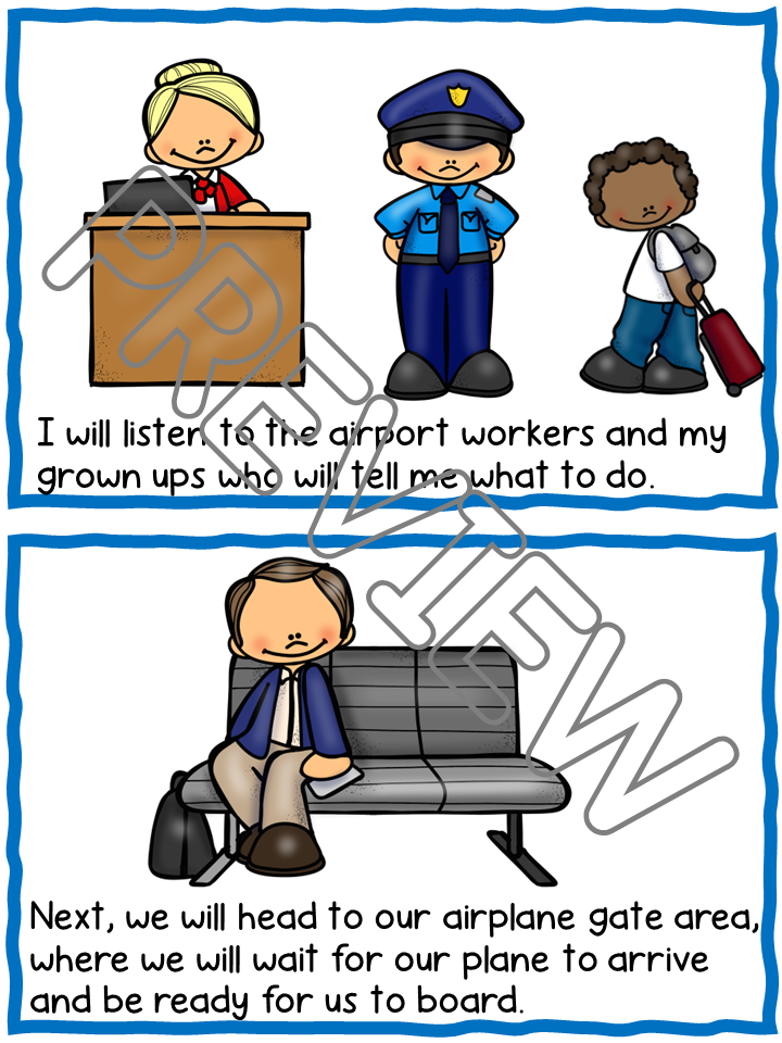 Going on an Airplane Social Skills Story | Made By Teachers