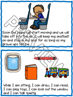 Going on an Airplane Social Skills Story | Made By Teachers