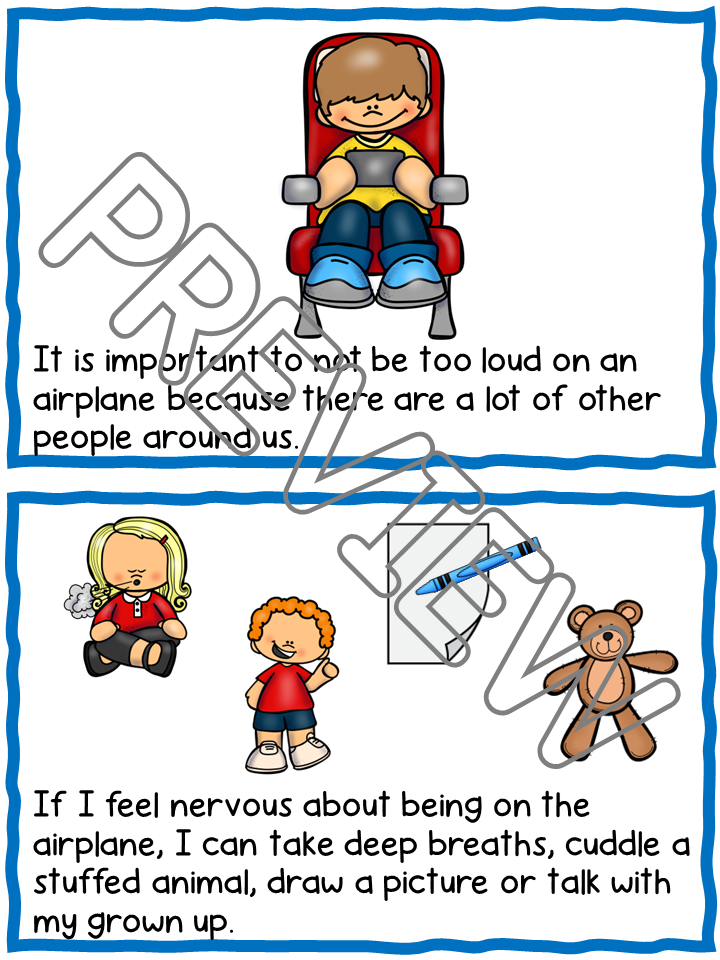Going on an Airplane Social Skills Story | Made By Teachers