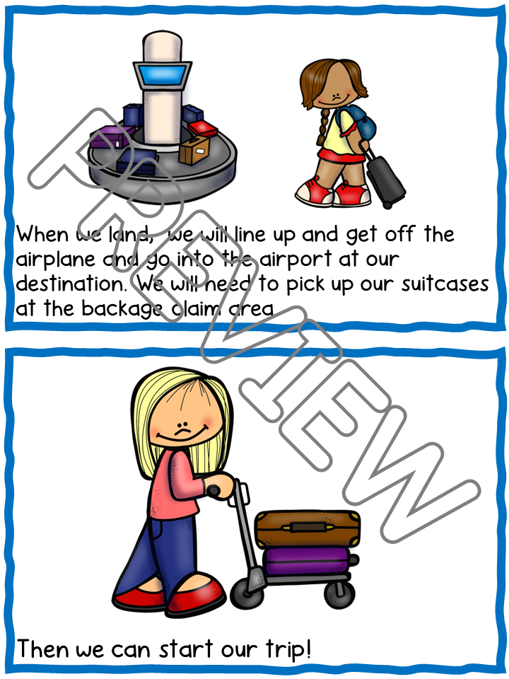 Going on an Airplane Social Skills Story | Made By Teachers