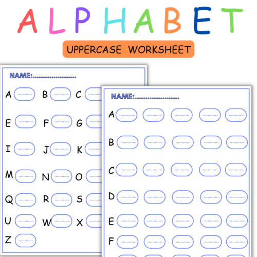 Alphabet & Numbers Writing Worksheet | letters Handwriting Pratice ...