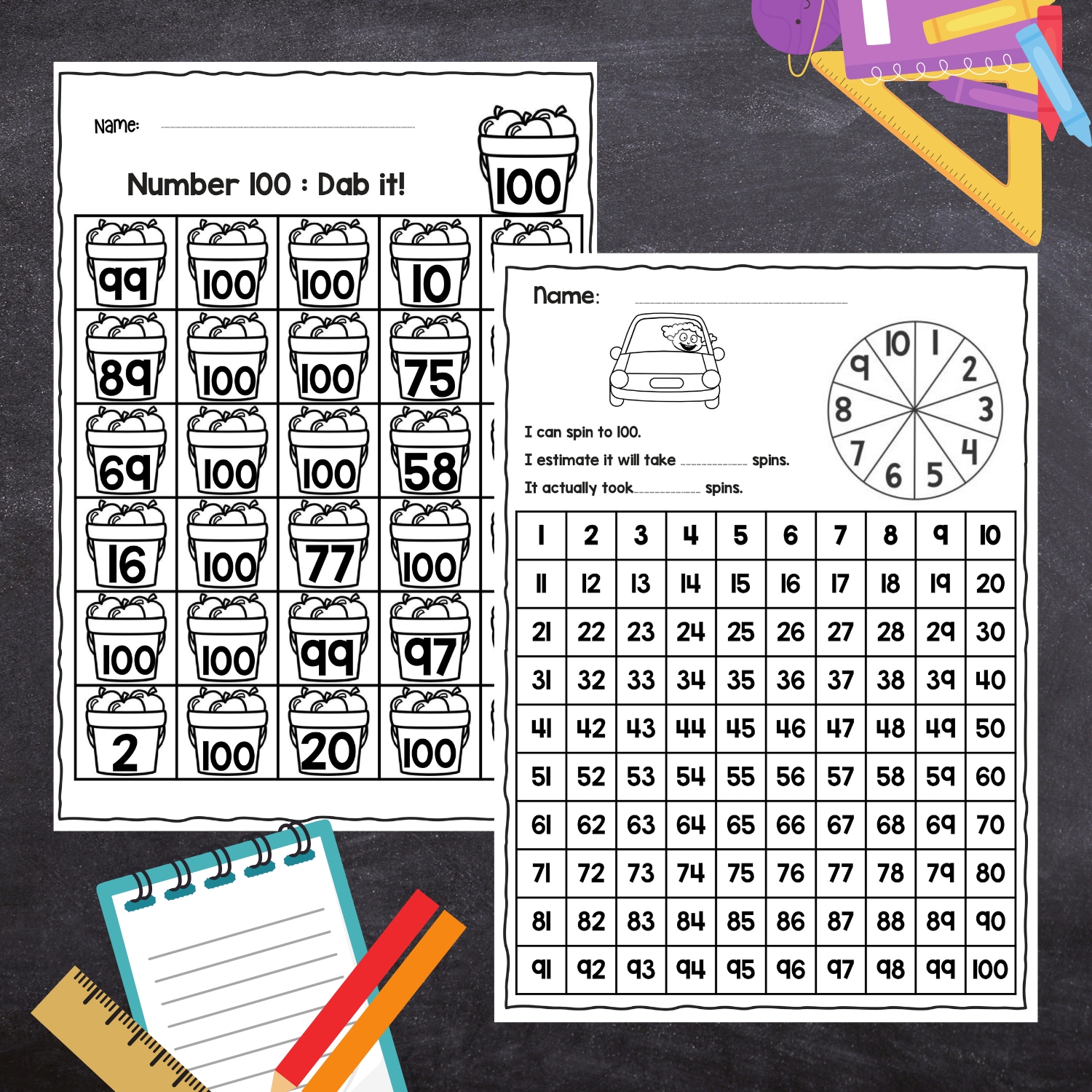 100th Day of School Worksheets and Activities No Prep | Made By Teachers