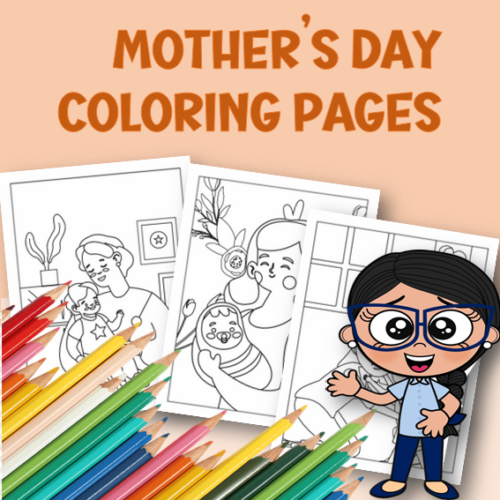 Celebrate Mom with Our Mother's Day Coloring Book | Made By Teachers