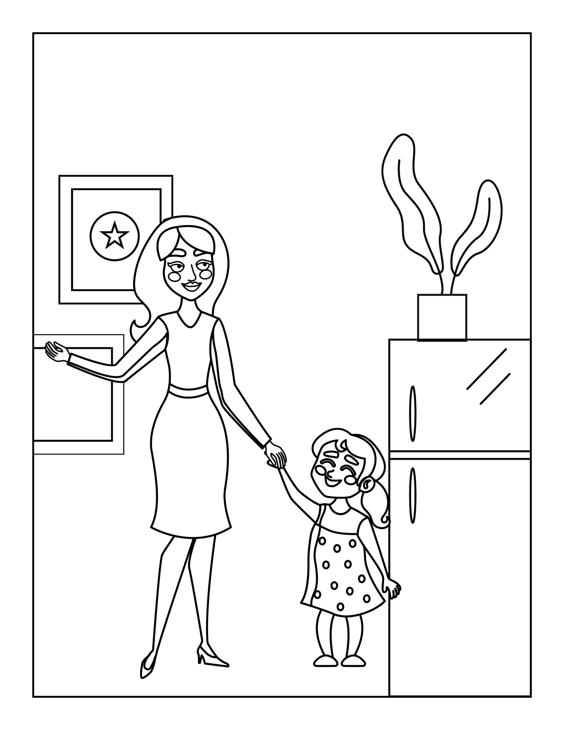 Celebrate Mom with Our Mother's Day Coloring Book | Made By Teachers