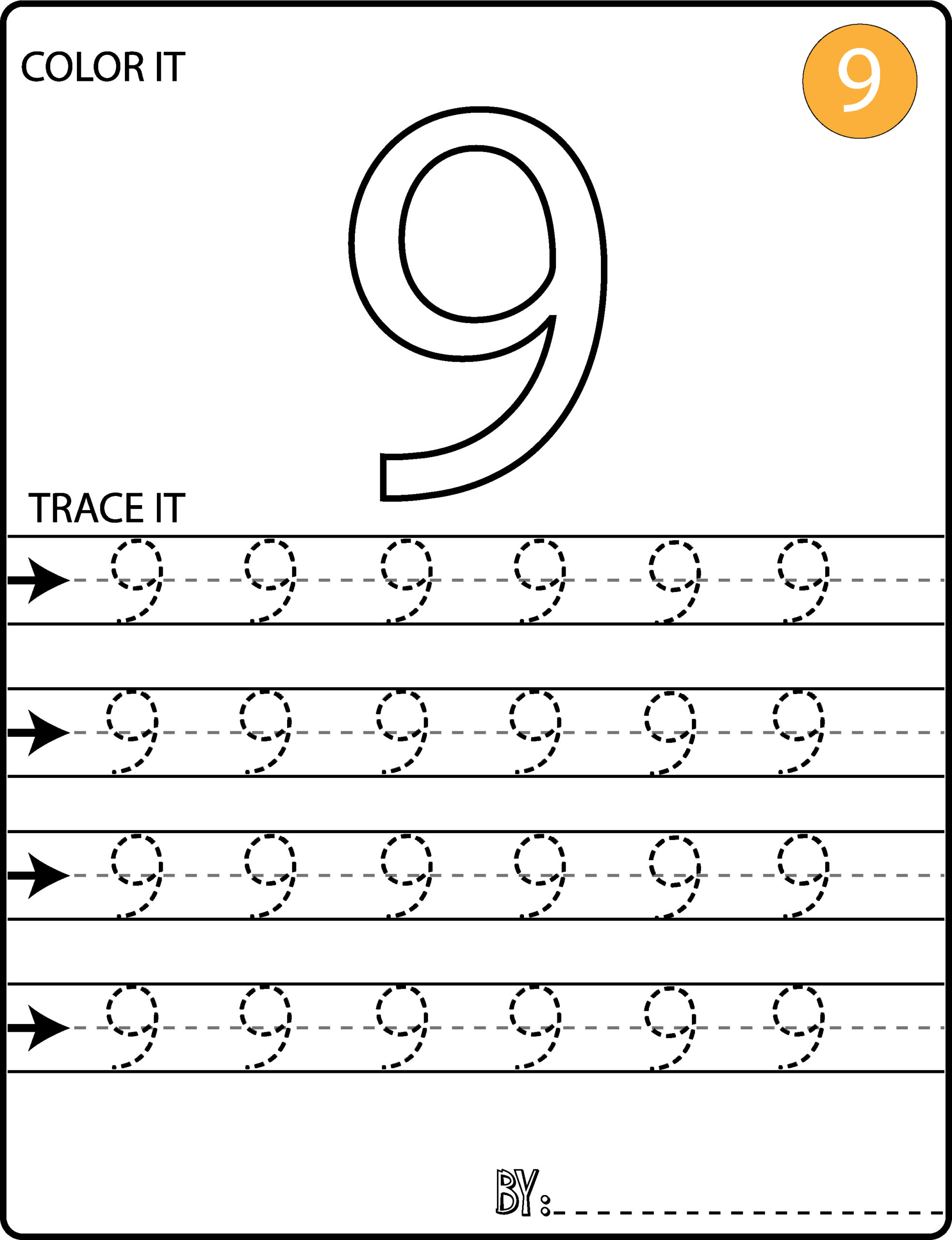 Get Ready for School with our Numbers Tracing for Preschoolers | Made ...