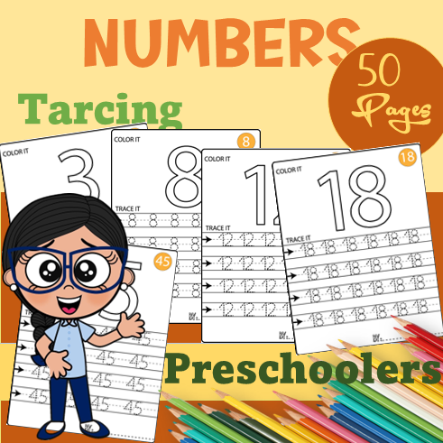 Get Ready for School with our Numbers Tracing for Preschoolers | Made ...