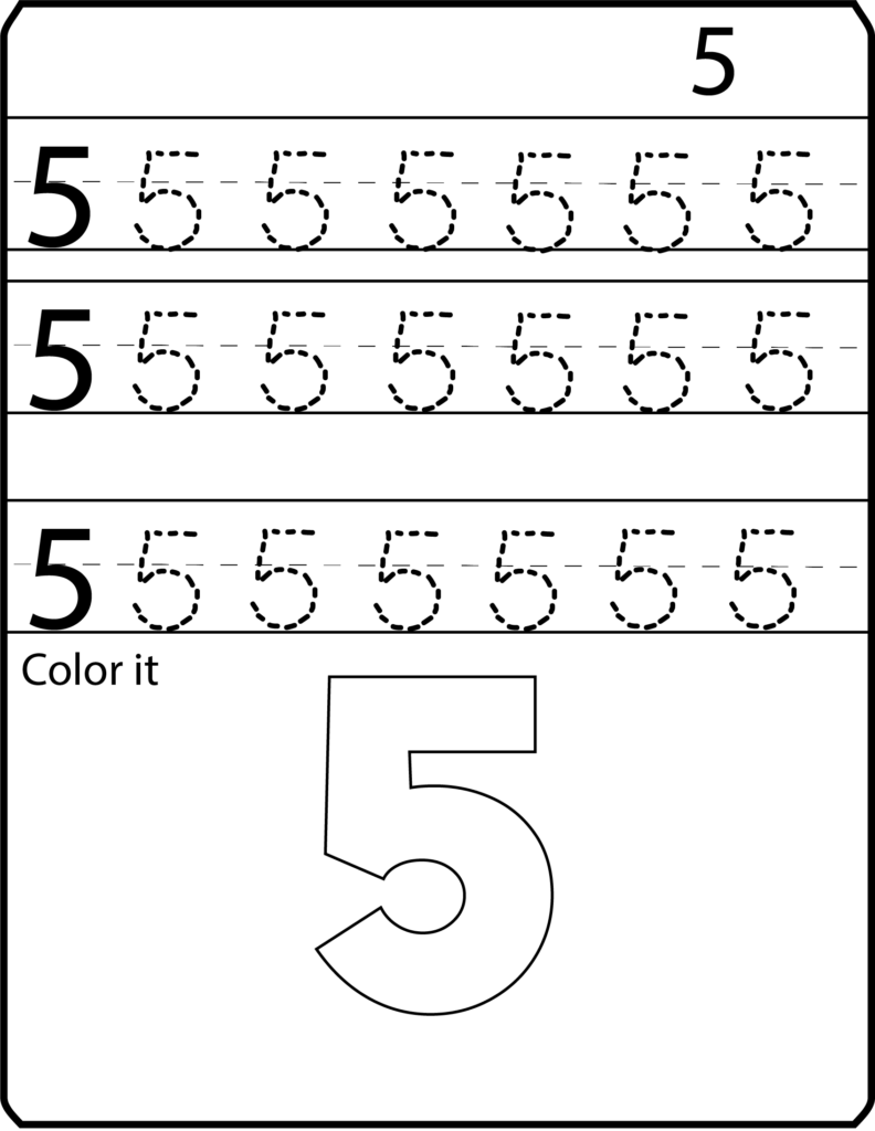 Numbers Tracing for Preschoolers: Learn to Write Numbers with Fun and ...