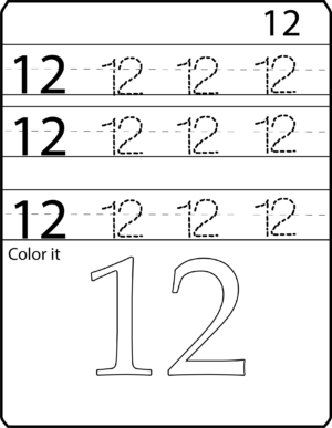 Numbers Tracing for Preschoolers: Learn to Write Numbers with Fun and ...