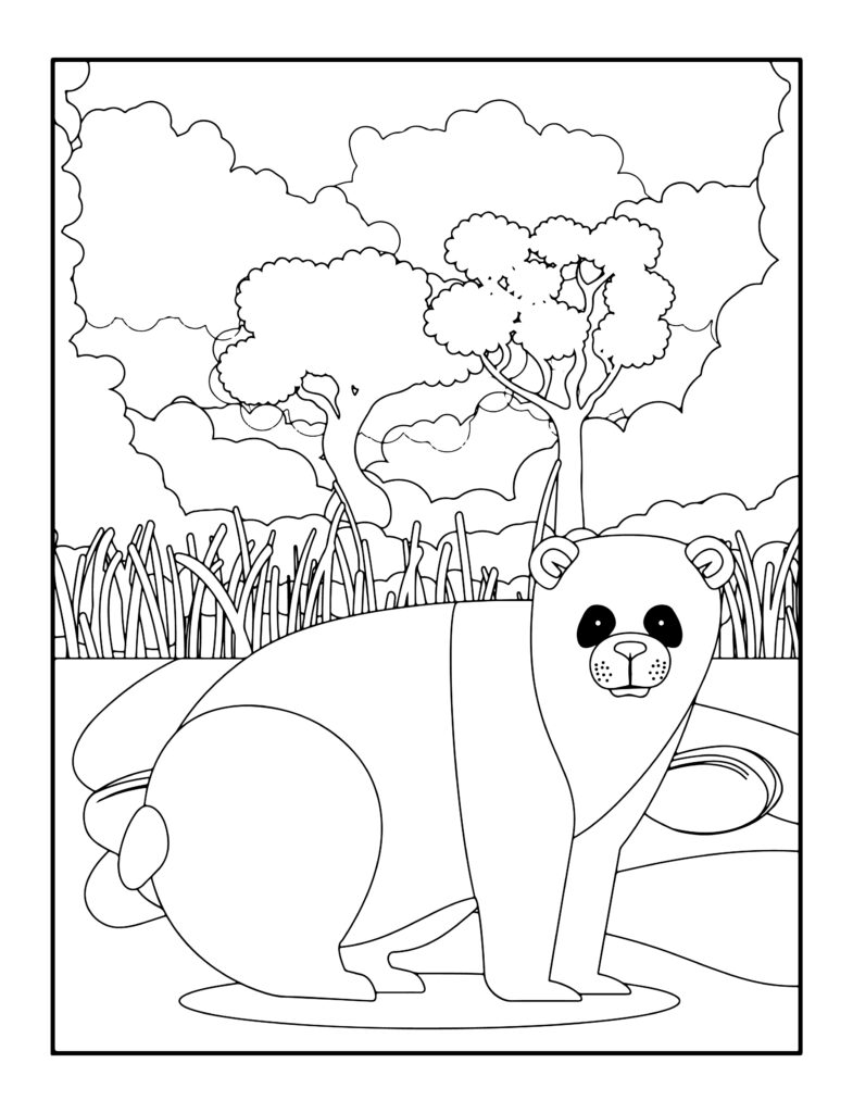 Cute and Cuddly: Panda Coloring Pages for Kids of All Ages | Made By ...