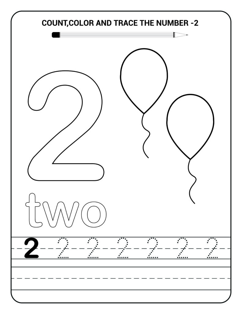 Count, Color, and Trace: Fun and Interactive Numbers Activity Book for ...