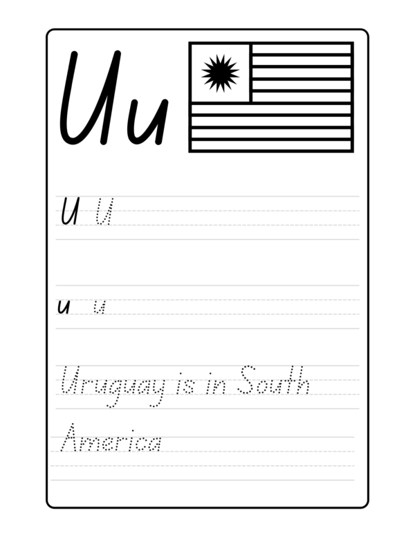 Travel the World with Our ABC Trace of Countries Activity Book - Made ...