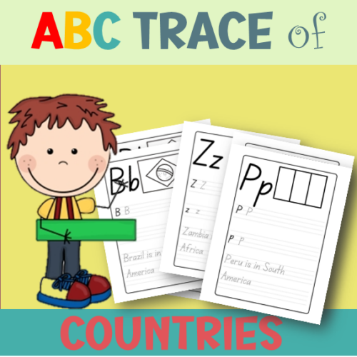 Travel the World with Our ABC Trace of Countries Activity Book | Made ...
