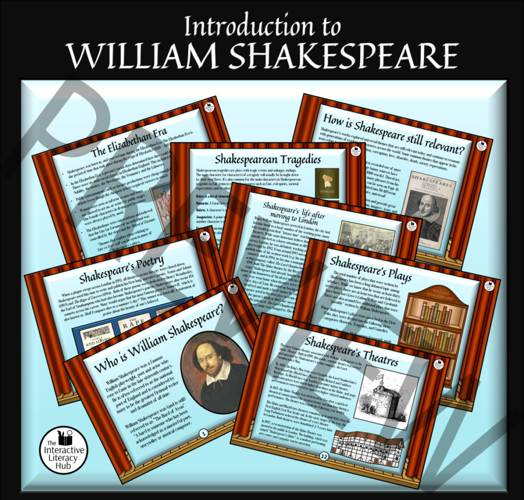 Shakespeare PowerPoint (20 slides) - Introduction to William ...
