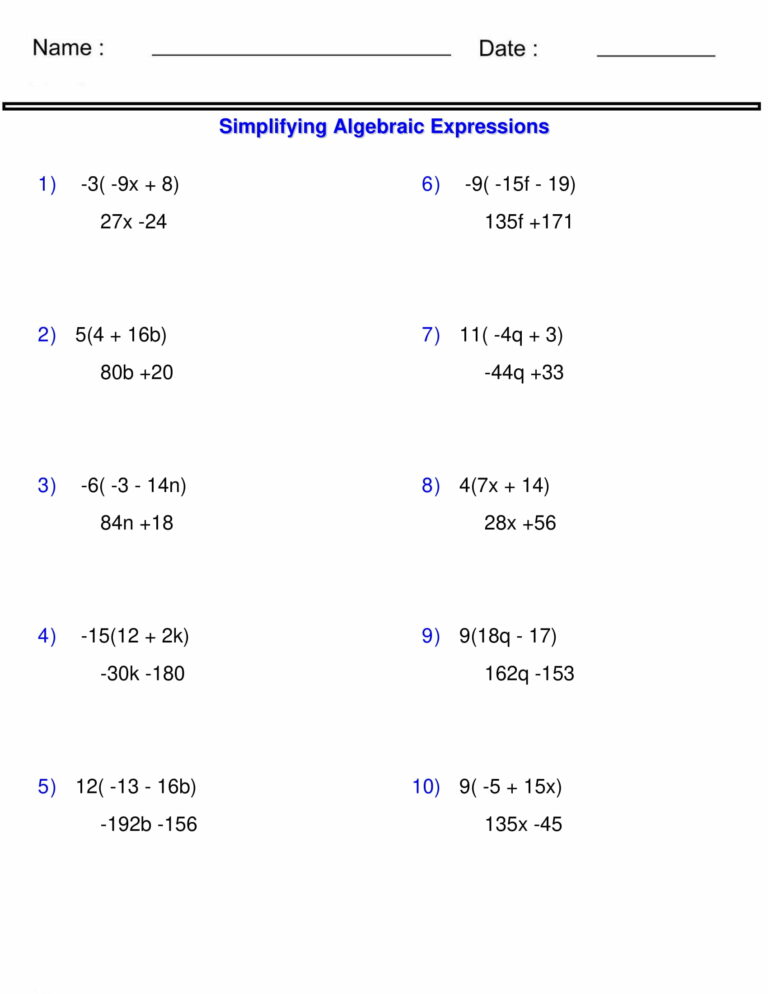 Distributive Property of Multiplication Activities - Practice ...