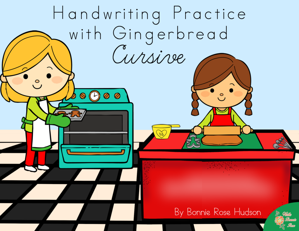 Handwriting Practice with Gingerbread- Cursive | Made By Teachers