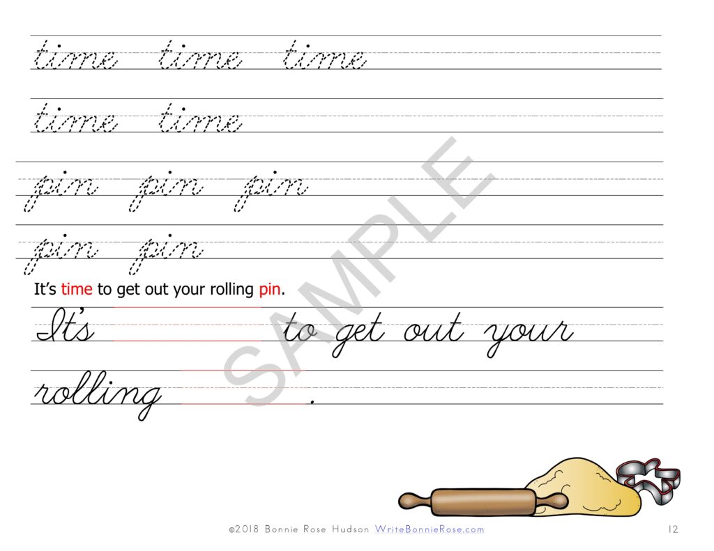 Handwriting Practice with Gingerbread- Cursive | Made By Teachers