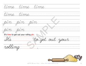 Handwriting Practice with Gingerbread- Cursive | Made By Teachers