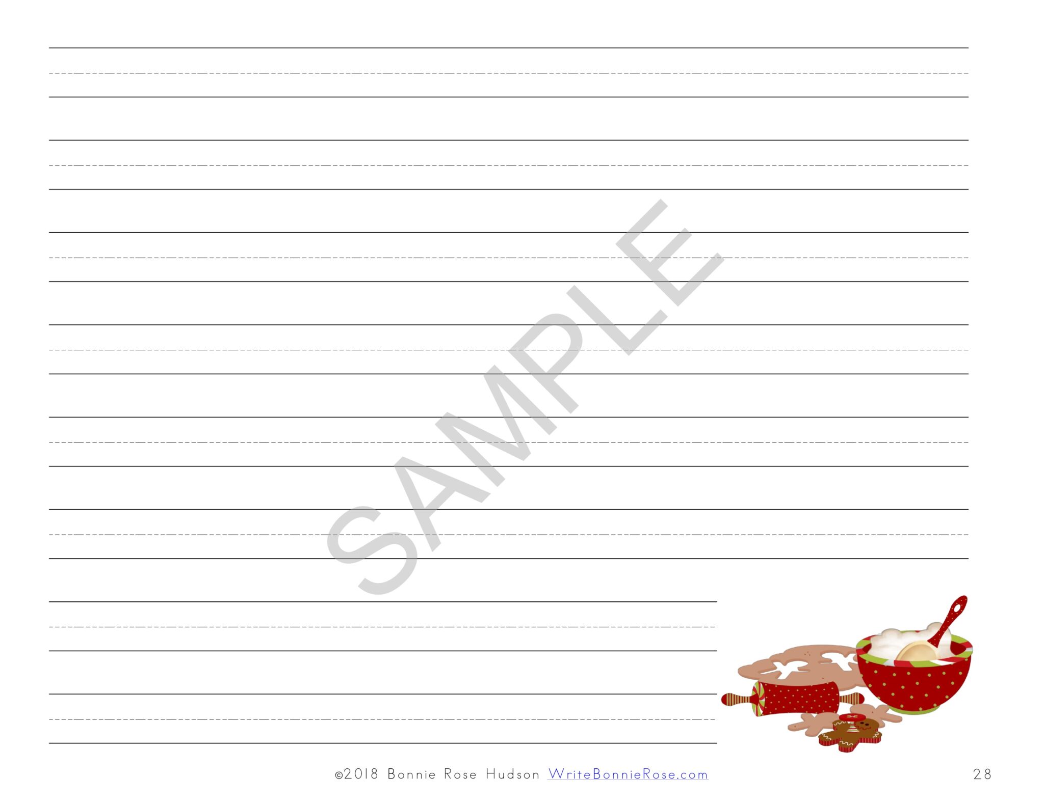 Handwriting Practice with Gingerbread- Cursive | Made By Teachers