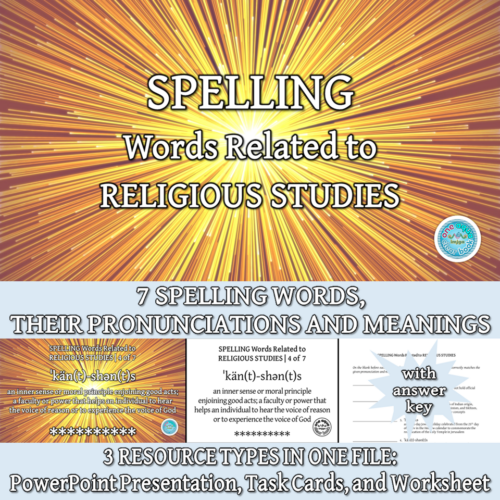 SPELLING Words Related to RELIGIOUS STUDIES | Made By Teachers