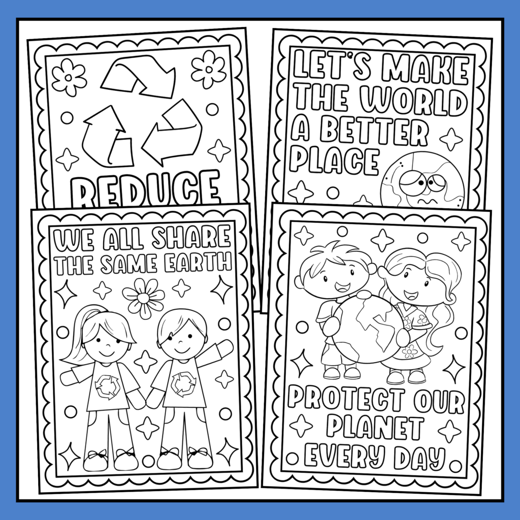 Earth Day Coloring Pages | Earth Day Coloring Sheets - Earth Day ...