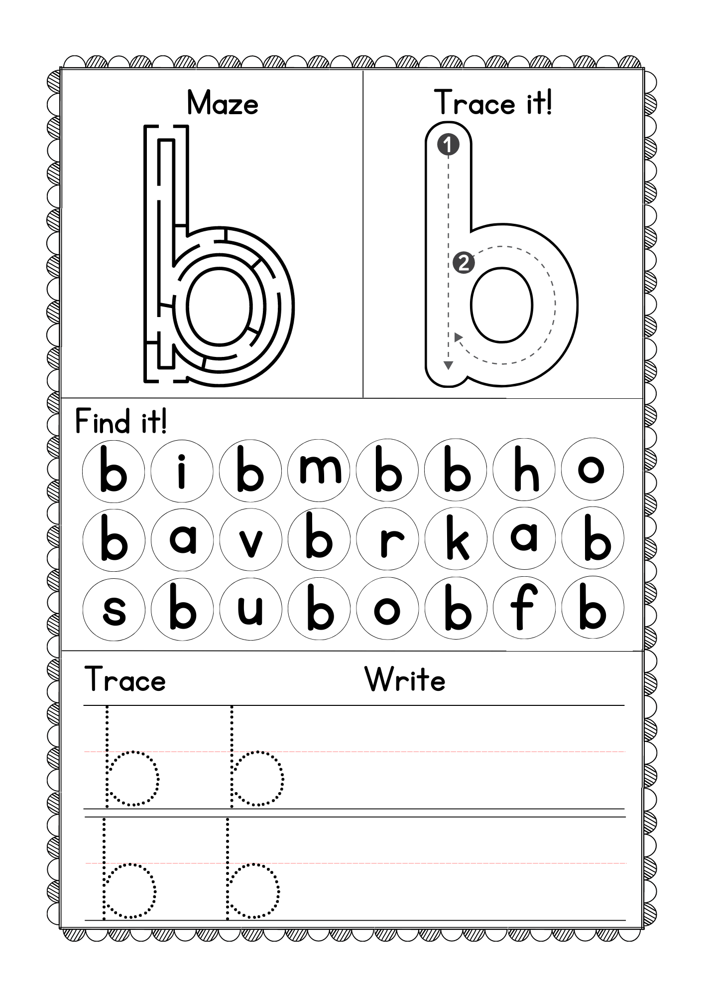 Fun Alphabet lowercase Worksheet ,Tracing and Writing Alphabet Letters ...